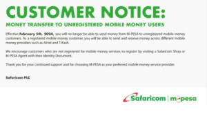 M-Pesa Charges, Withdrawal and Send Money Fees (Updated)